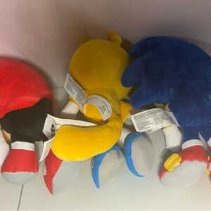 Toys | Sonic The Hedgehog Mighty Ray And Sonic Plush Soft Toy Jakks ...